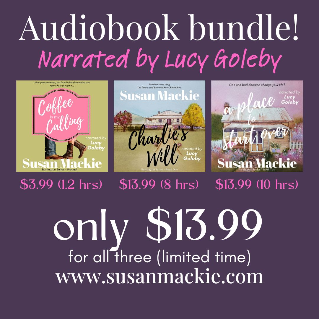 Barrington Series Audiobook Bundle (limited time) – Susan Mackie Author