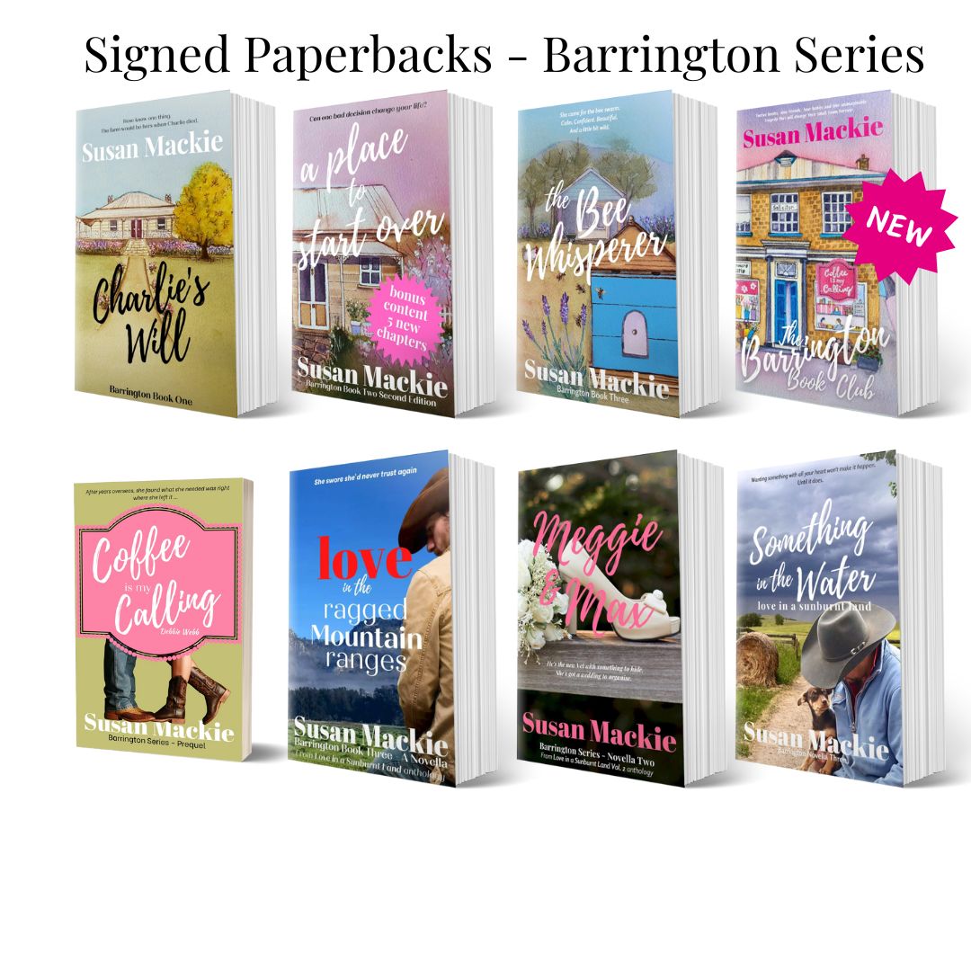 paperbacks: Signed by the author - eight small town romance books ...
